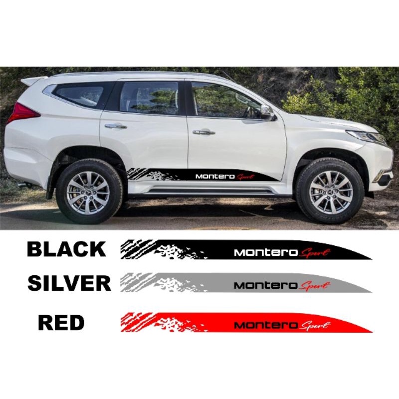 Mitsubishi Montero Gen 3 Car Side Body Sticker | Shopee Philippines