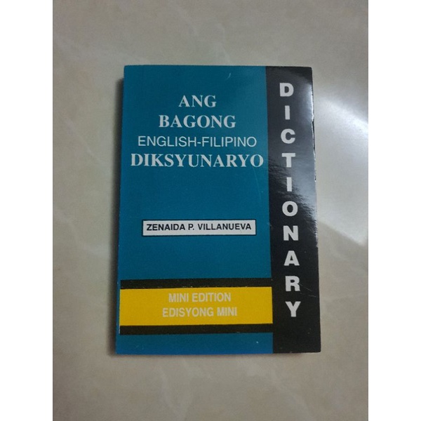 Ang Bagong English - Filipino Diksyunaryo By: Villanueva | Shopee ...