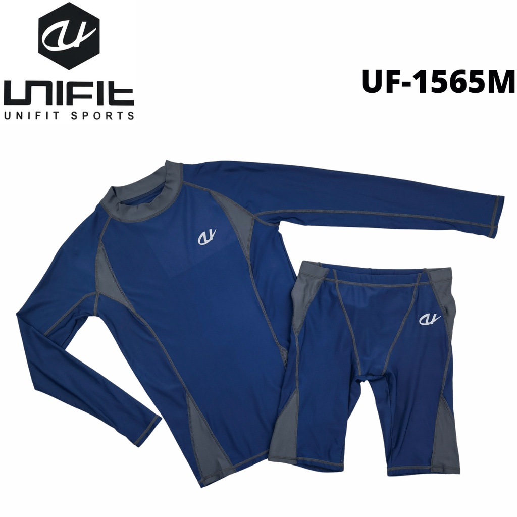 UNIFIT Men's Rash Guard Swimsuit Swimwear Dri-Fit Rash Terno Tokong Uf ...