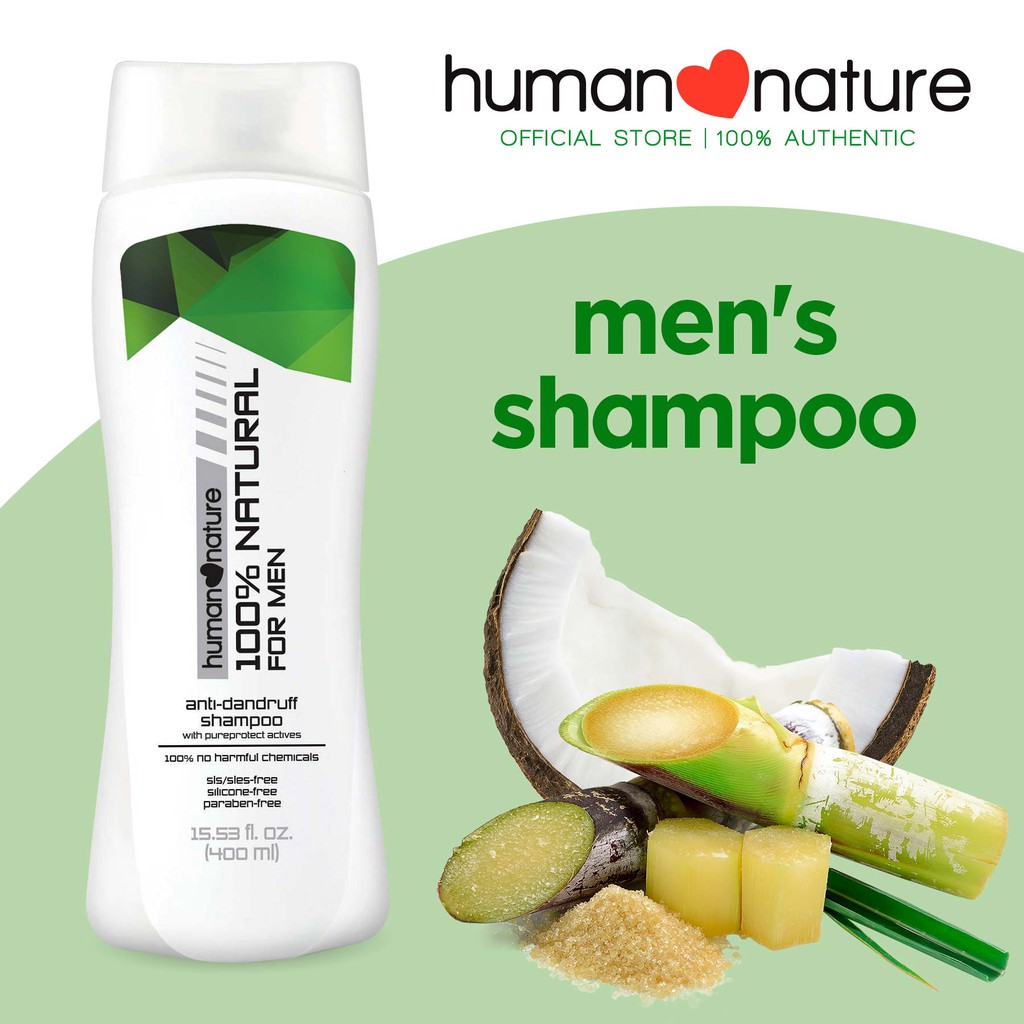 Human Nature 3-in-1 Anti-Dandruff Shampoo for Men | Shopee Philippines