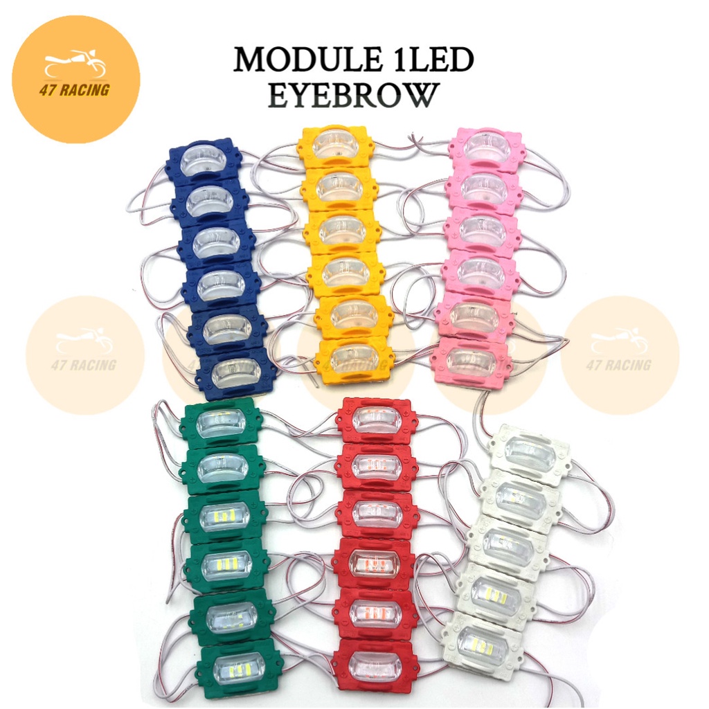 Motorcycle Accessories Car 1 Led Lights Eyebrow Design Decorative ...