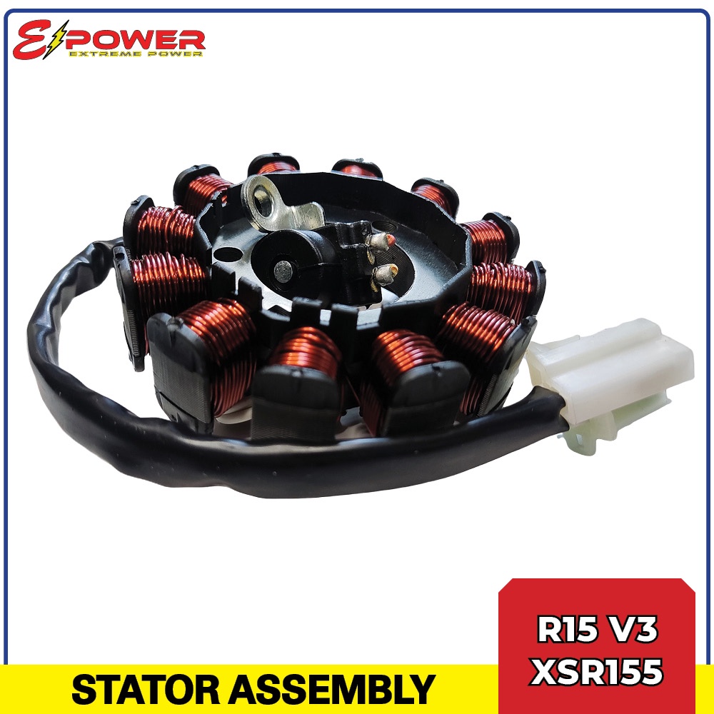 E-Power Magneto Stator Coil Assembly for Yamaha R15 Version 3, XSR155 ...