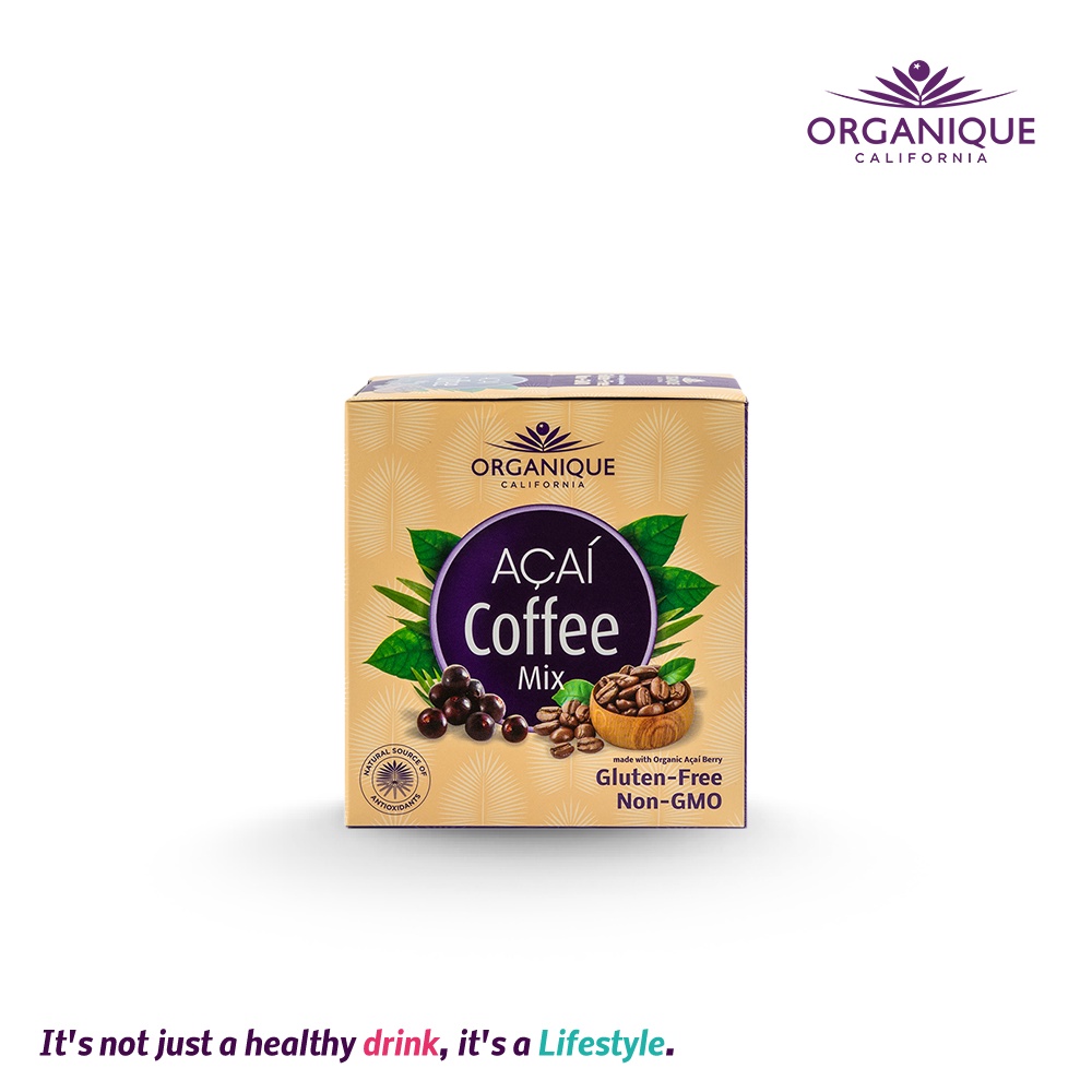 Organique Acai Coffee Mix Trade Box 15 g x 10 | Shopee Philippines