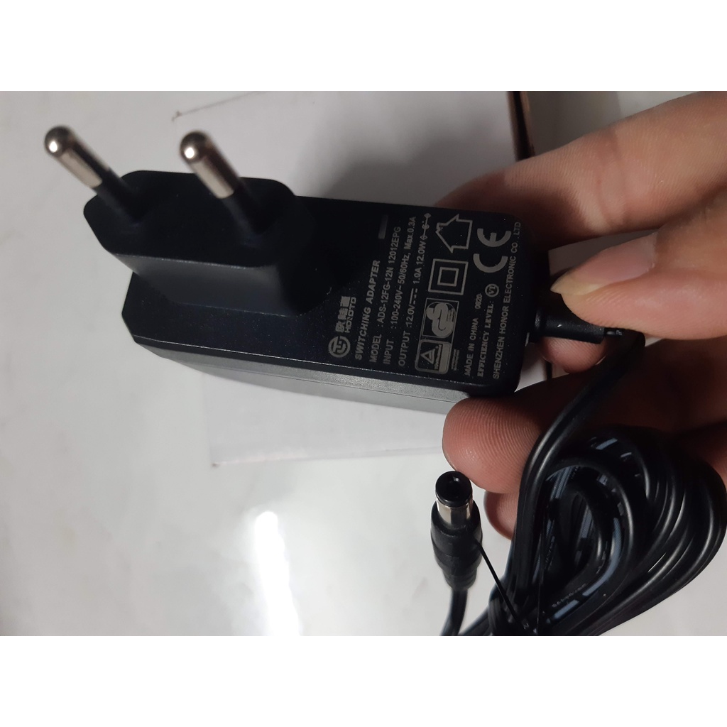 Hikvision camera power adapter with device (12V-1A adapter) | Shopee ...
