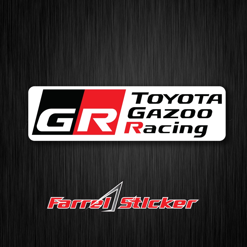 Toyota GR Sticker Gazoo Racing Sticker 8 cm | Shopee Philippines