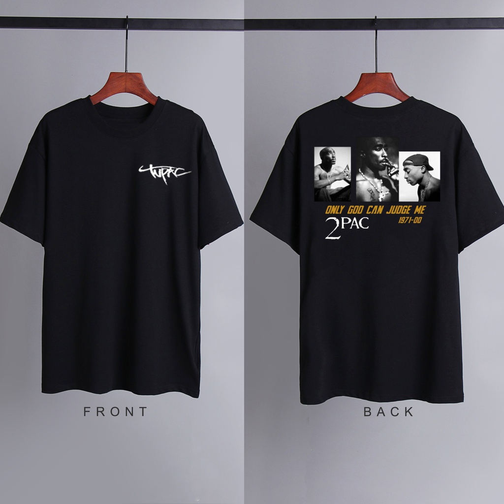 2PAC TuPac Vinyl Print Graphic Ins Style Loose Clothing T-Shirt For Men ...