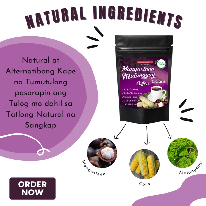 SUPER Gamot Mangosteen, Malunggay COFFEE & Corn BUY 1 take 1 HERBAL ...