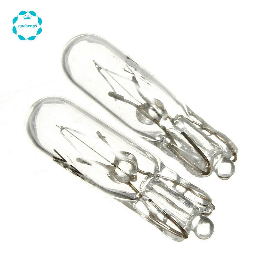 10X T5 286 12V 2W Bulb lamps Halogen Bulb Car Instrument, Yellow ...
