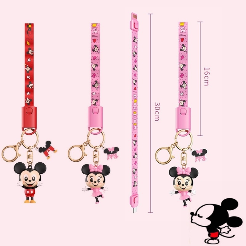 Disney Car Data Cable Charger Fast Charging USB To Type C USB Flash ...
