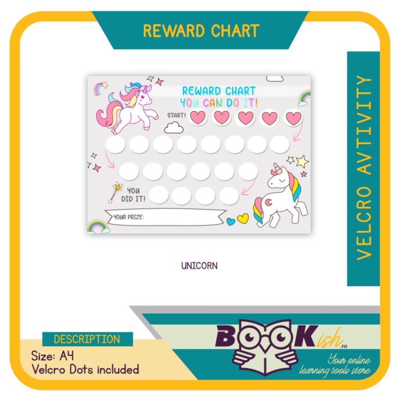 [COD] Personalized Laminated Reward Velcro Chart | Shopee Philippines