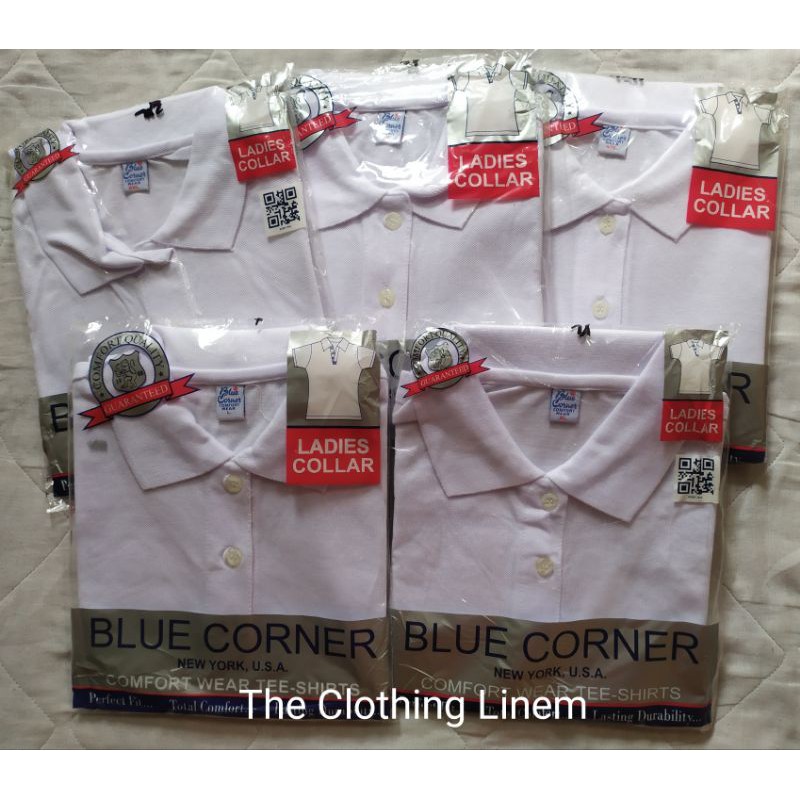 Original Blue Corner Polo Shirt for Women - White | Shopee Philippines