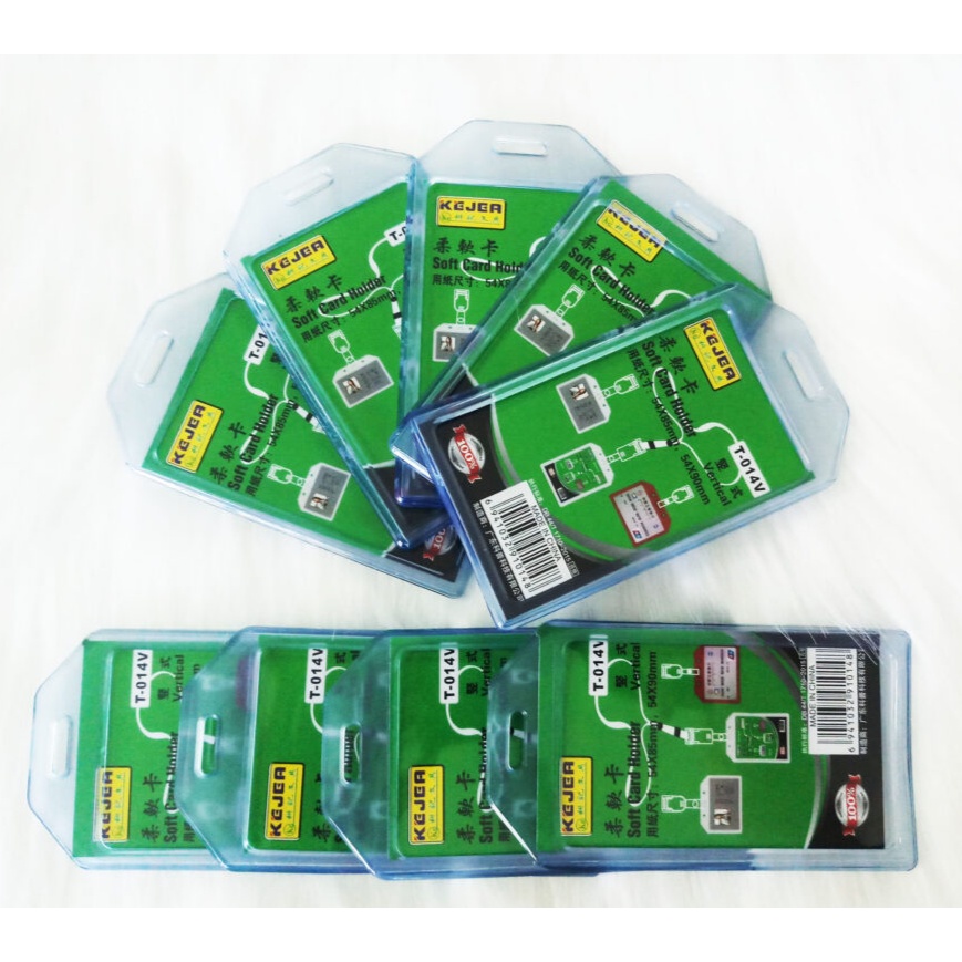 (200pcs/box)JINGTAI Double-Sided Jelly ID Case / ID Holder / ID ...