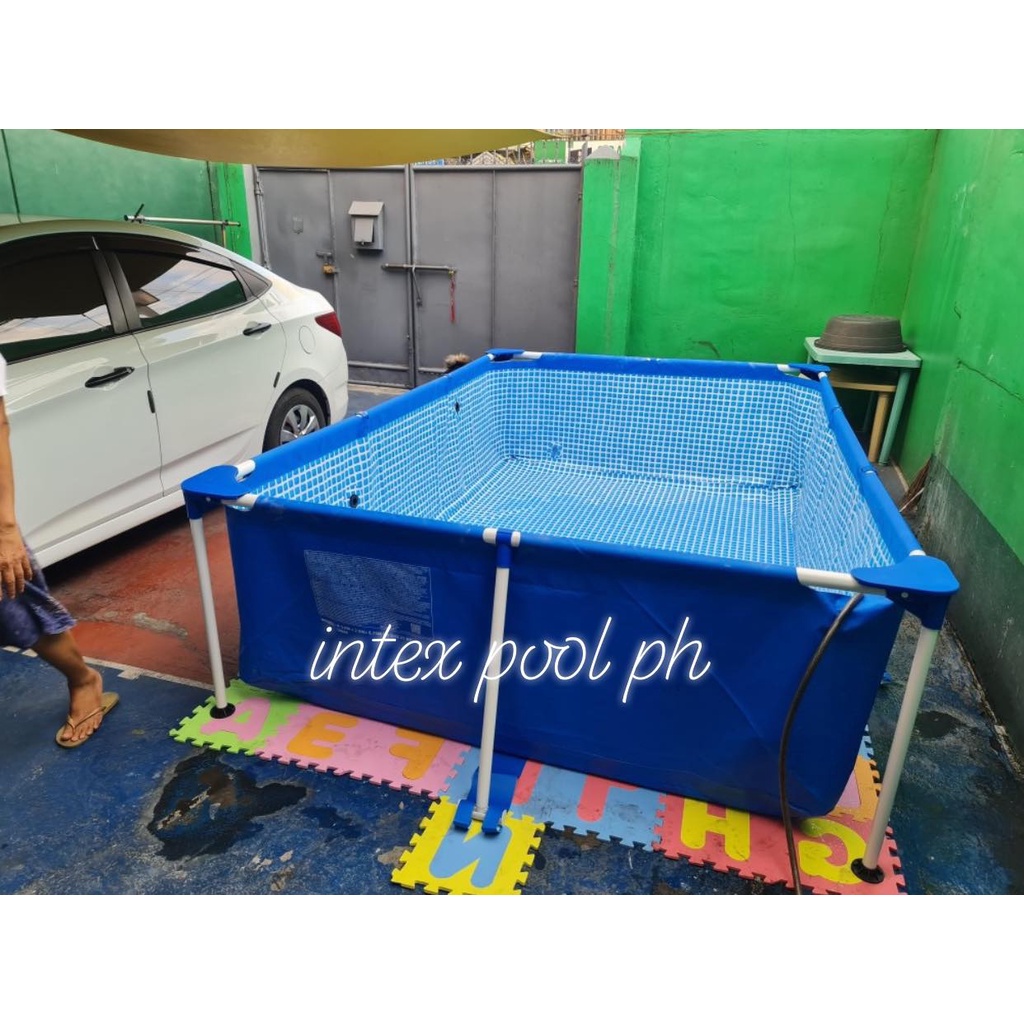 INTEX POOL 2.6M STEEL SWIMMING POOL | Shopee Philippines