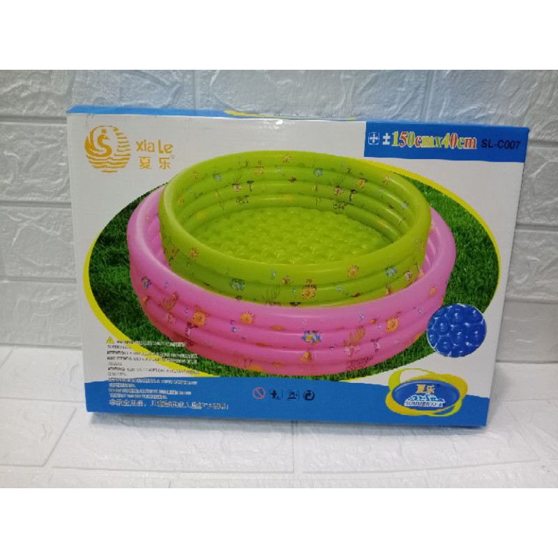 Rubber Swimming Pool/Plastic Pool/mini Pool | Shopee Philippines