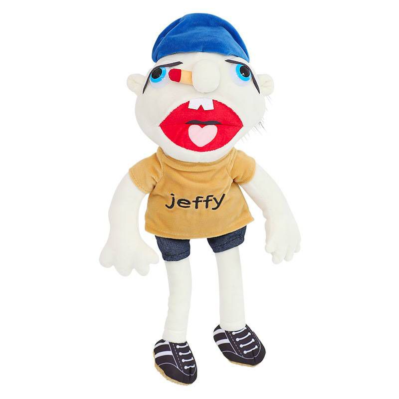 Jeffy Hand Puppet Plush Doll Stuffed Toy Figure For Play House Kids ...