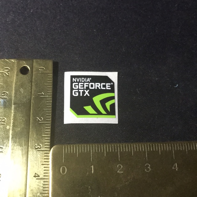 NVidia GeForce GTX original type A stickers | Shopee Philippines
