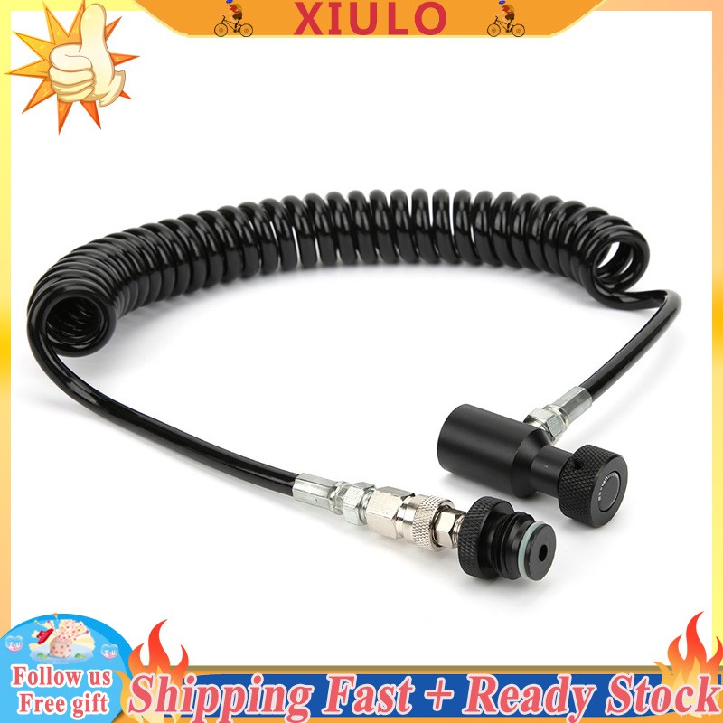【Big sale】Xiulo Paintball Coil Remote Hose Line w/Quick Disconnect ...