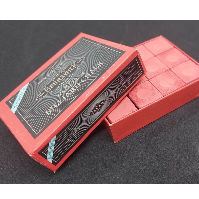 1dozen RED BRUNSWICK / Billiard Chalk / TISA / PANLAGAY SA TAKO / GAMIT ...