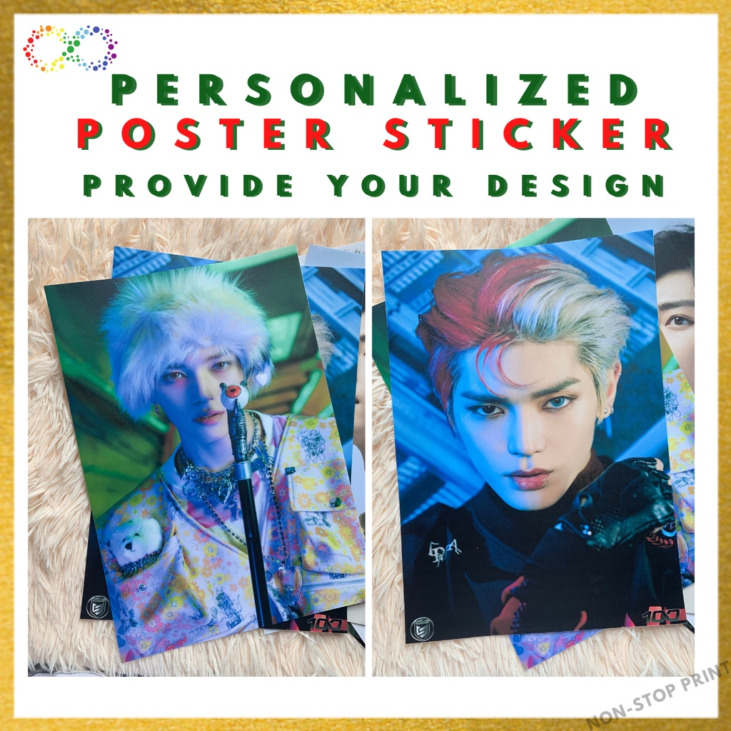 Personalized Waterproof Wall Sticker Poster Scratchproof Poster of your ...