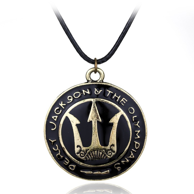 Percy Jackson Necklace Trident Logo Pendant | Shopee Philippines