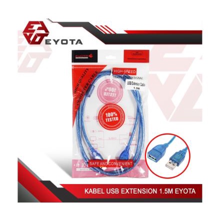Usb A 2.0 extension cable eyota 1.5m am-af 480Mbps - Usb2.0 male-female ...