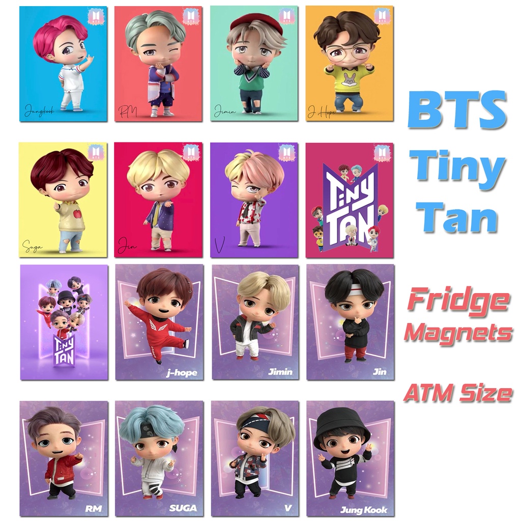 BTS Tiny Tan Ref Fridge Magnet ATM size | Shopee Philippines