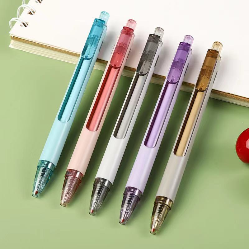 New press gel pen, jumping pen bullet point 0.5mm gel pen, exam ...