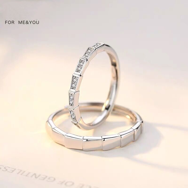 KS silver original 925 italy silver CP089 (couple ring) | Shopee ...