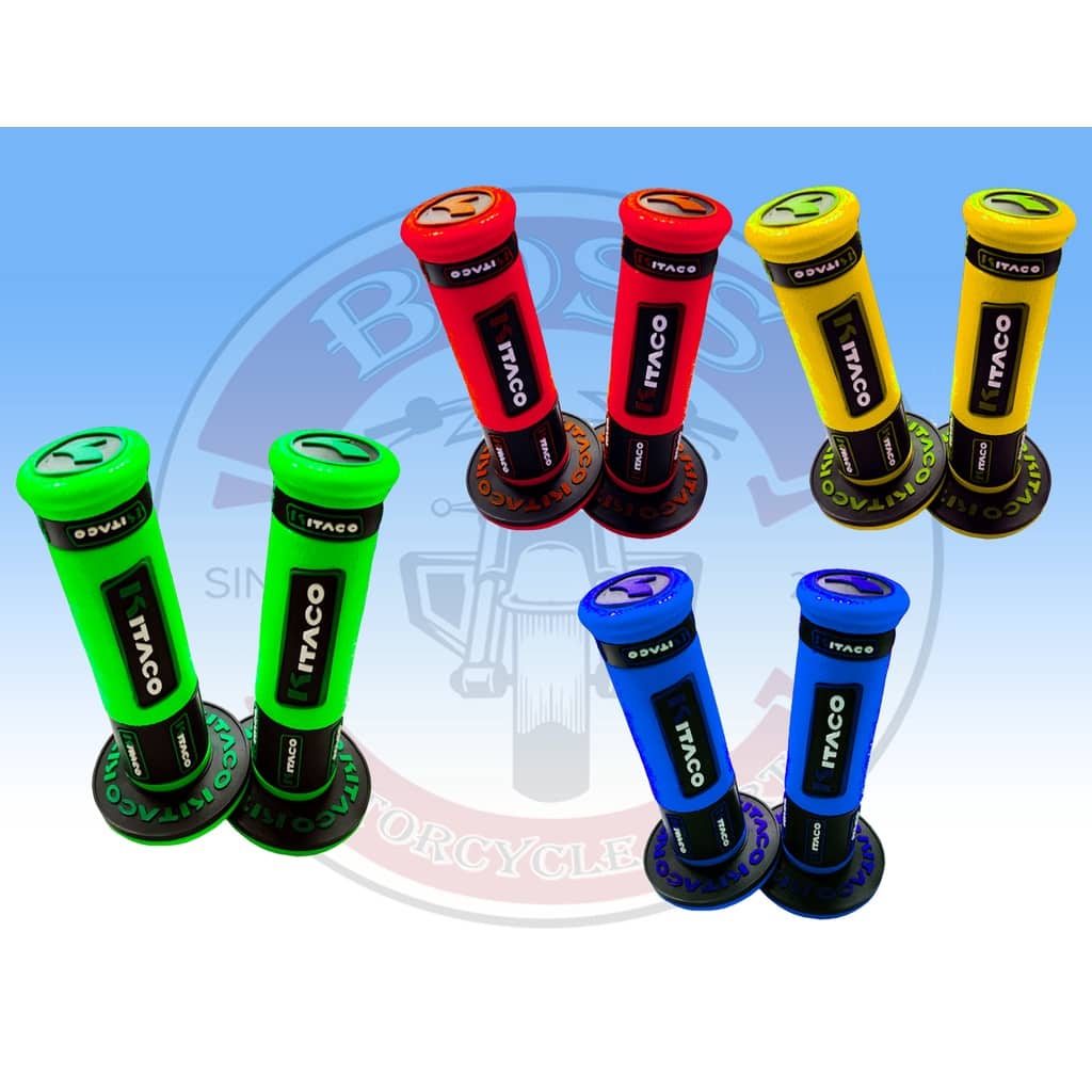 FJS1273 Motorcycle Handle grip KITACO UNIVERSAL ( 1 TONE ) | Shopee ...