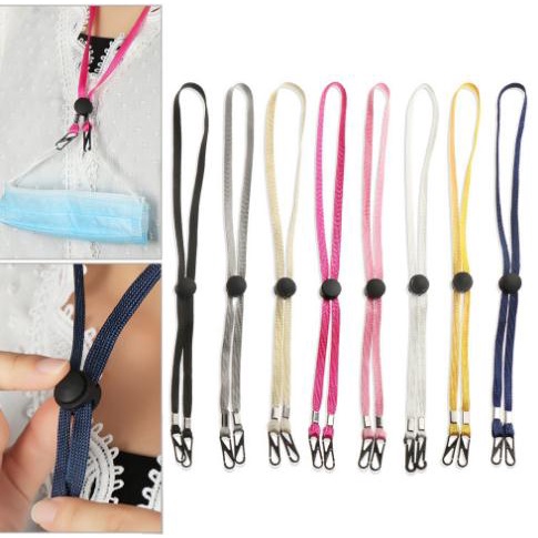AL #236 Mask Strap Rope Necklace Chain Pearl Eyeglasses Neck Hanging ...