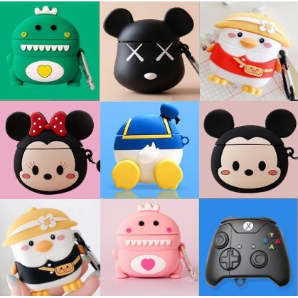 Silicone Case Cute Casing for inPods 12 12s i12 Airpods 1 2 (Template B ...