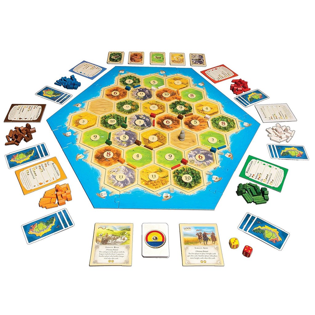 Settlers of Catan Extension Seafahrers Expansion Board Game Fun Party ...