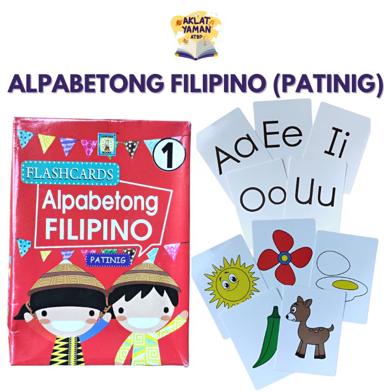 ALPHABET FLASHCARDS - CLEARANCE SALE ( English Alphabet Flashcards, Alpabetong Filipino-Patinig ...