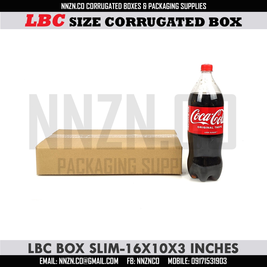 NNZN Slim LBC Express Sizes Corrugated Cargo Shipping Boxes Packaging ...