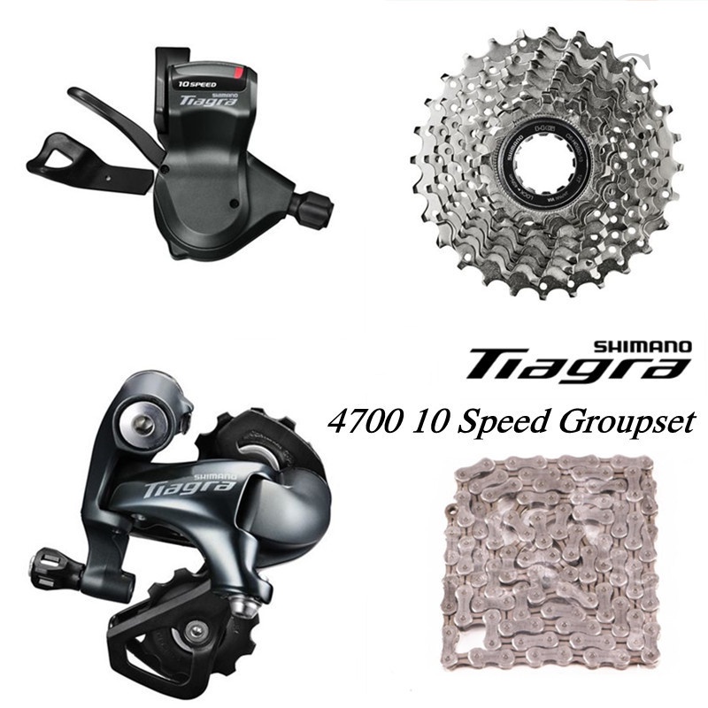 SHIMANO TIAGRA 4700 Series 10 Speed Groupset SL 4700 Shift Lever RD ...
