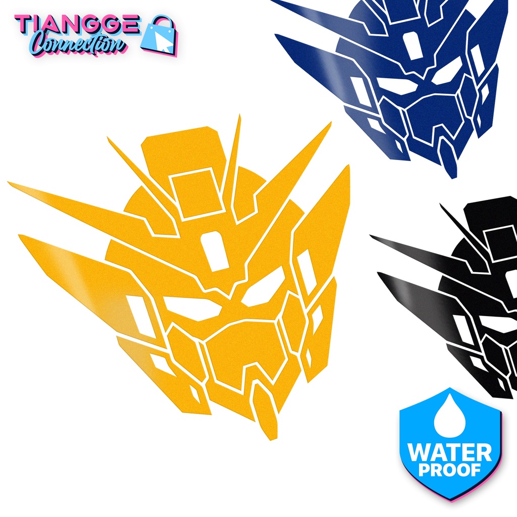 Gundam Wing STICKER WATERPROOF VINYL for motor & car, fuel tank cover ...