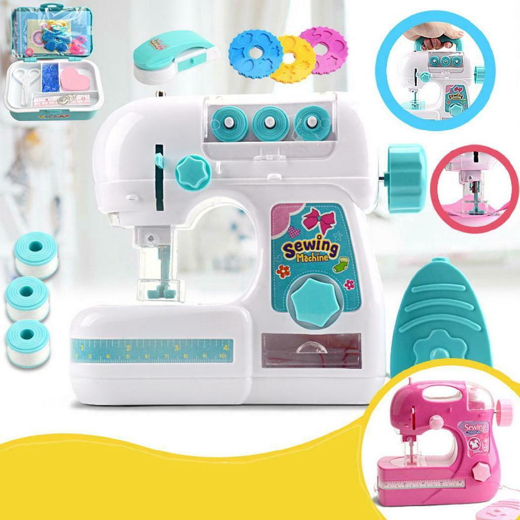 Electric Sewing Machine Toy for Girls Small Household Appliances Toys ...