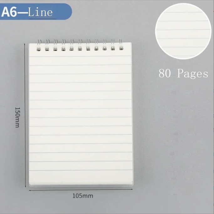 COD Spring Notebook A6/A5/B5/A4 Flip Up Loose-Leaf Book Steno Notebook ...