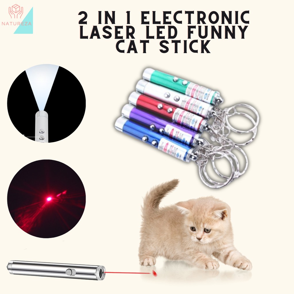 2 in 1 Electronic Laser LED Funny Cat Laser Stick | Shopee Philippines