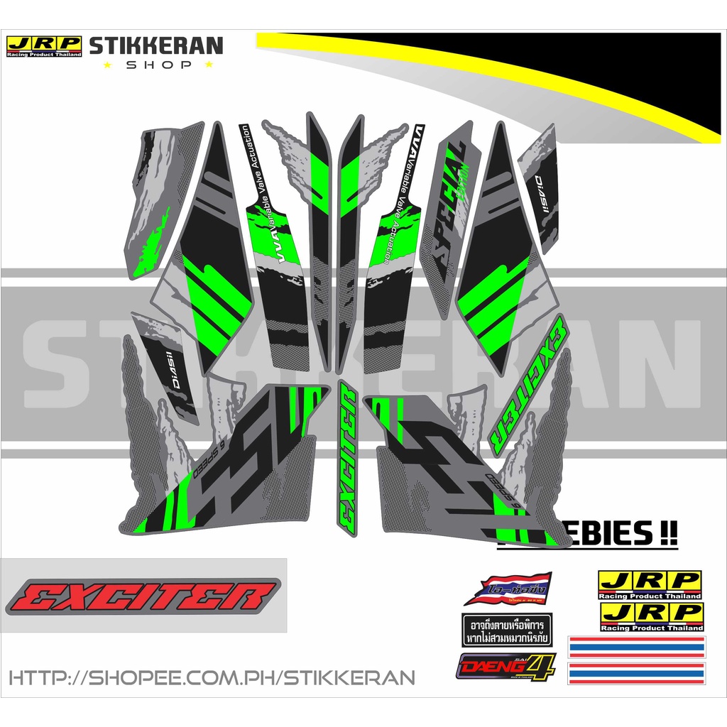 SNIPER 155 NEW STOCK DECAL FOR MALAYSIAN/THAILAND CONCEPT SLASH DESIGN ...