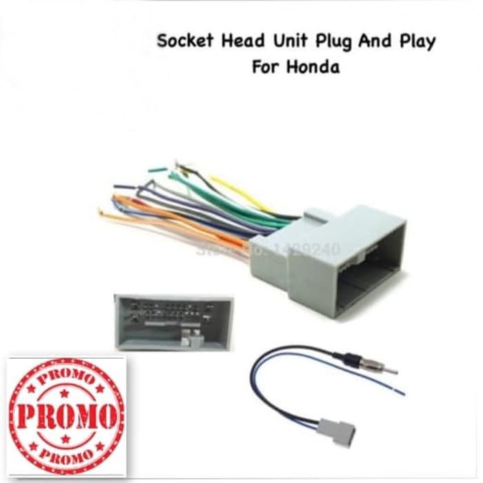 Old Honda PNP Head Unit Socket - Old Honda Car Audio PNP Socket - Old ...