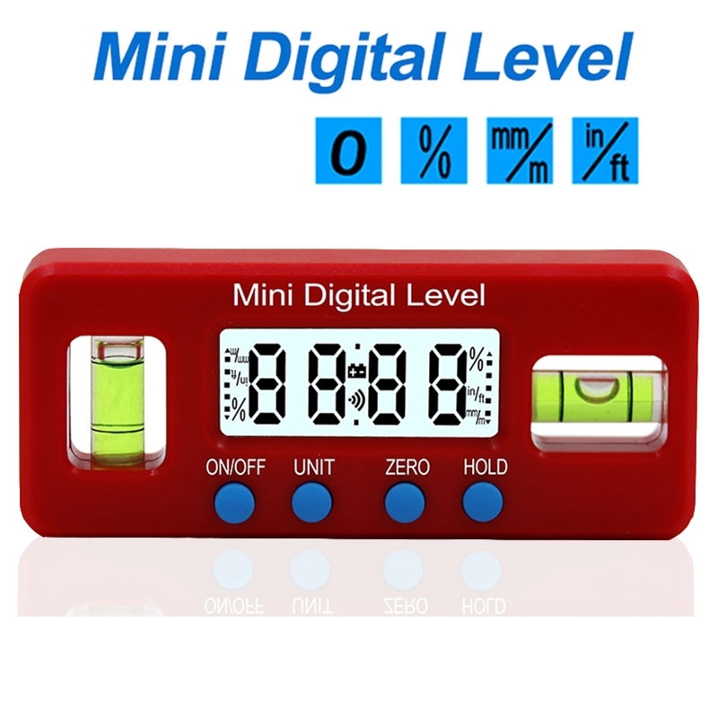 home lifeMini Digital Level Protractor Display Magnetic Spirit Level ...