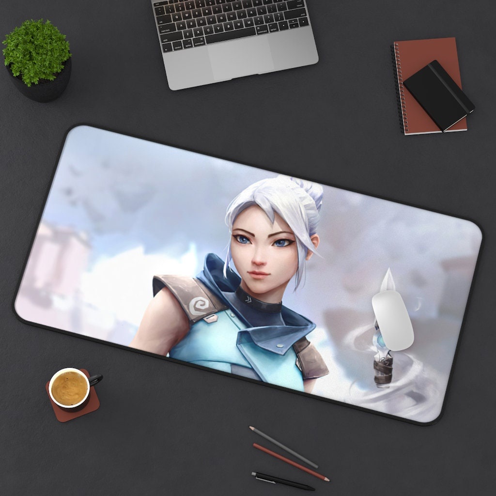 Valorant Jett Desk Mat #2 | Valorant Mousepad | Jett Custom Art | Waifu ...