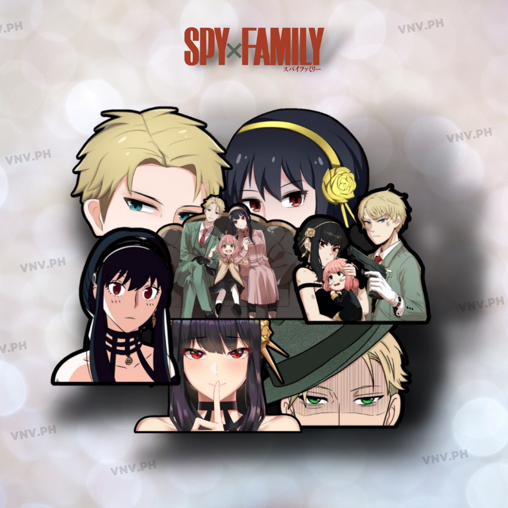 Loid & Yor Forger Spy x Family 3 INCHES Peeker Sticker Vinyl Sticker ...