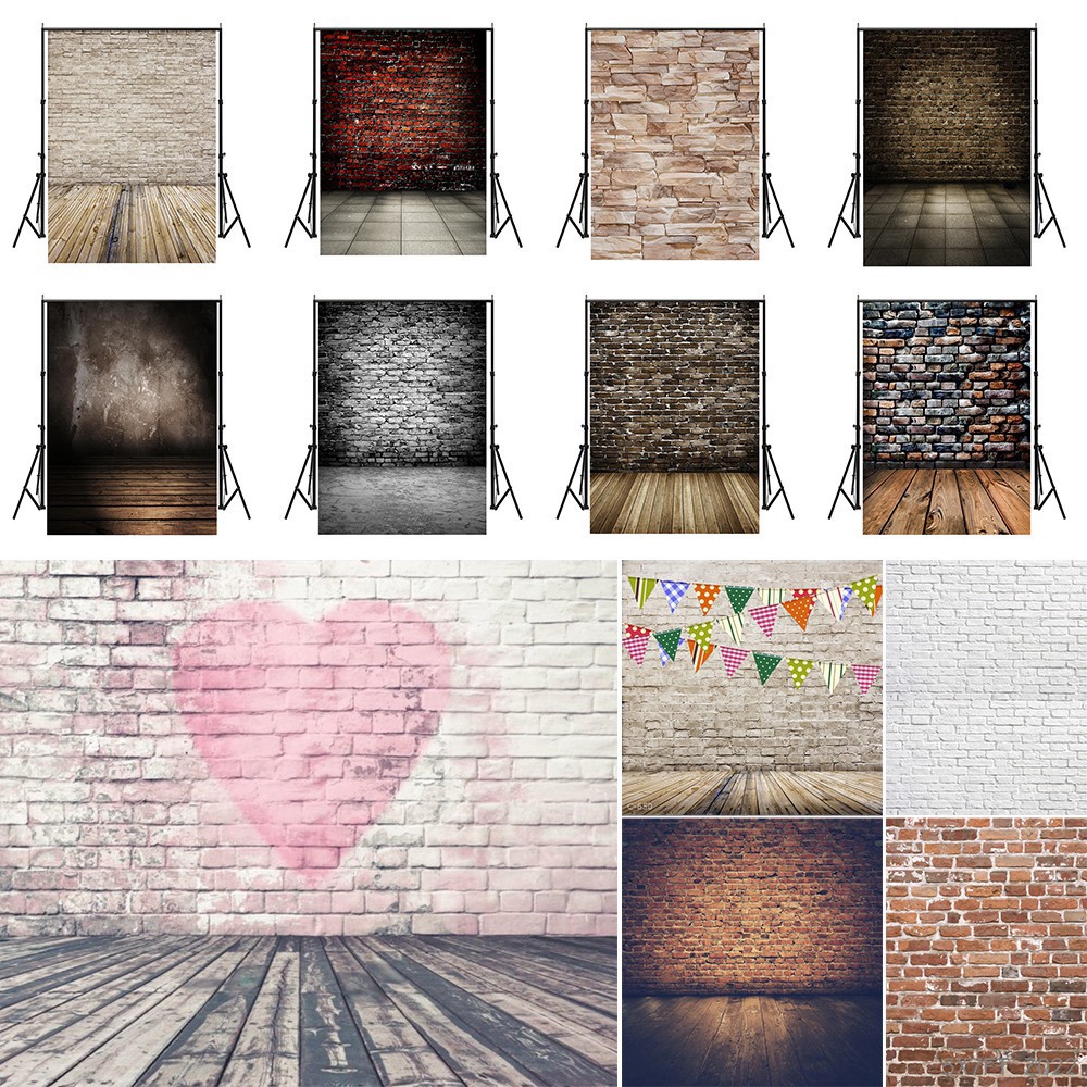 Shooting Backdrops Vintage Brick Wall Studio Photo Backdrop 5x7FT 17 ...