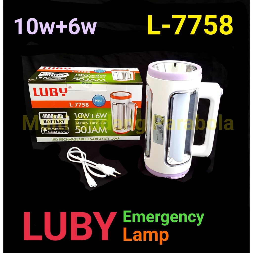 10 watt 3-sided emergency Light plus 6-watt emergency Light | Shopee ...
