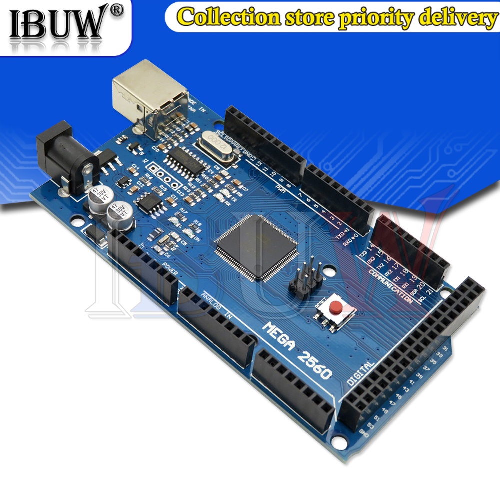 1PCS MEGA2560 MEGA 2560 R3 ATmega2560-16AU CH340G AVR USB board ...