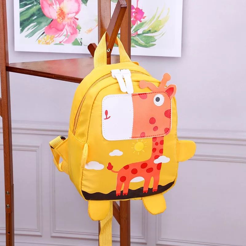 Cute Yellow Giraffe Kids Backpack | Shopee Philippines