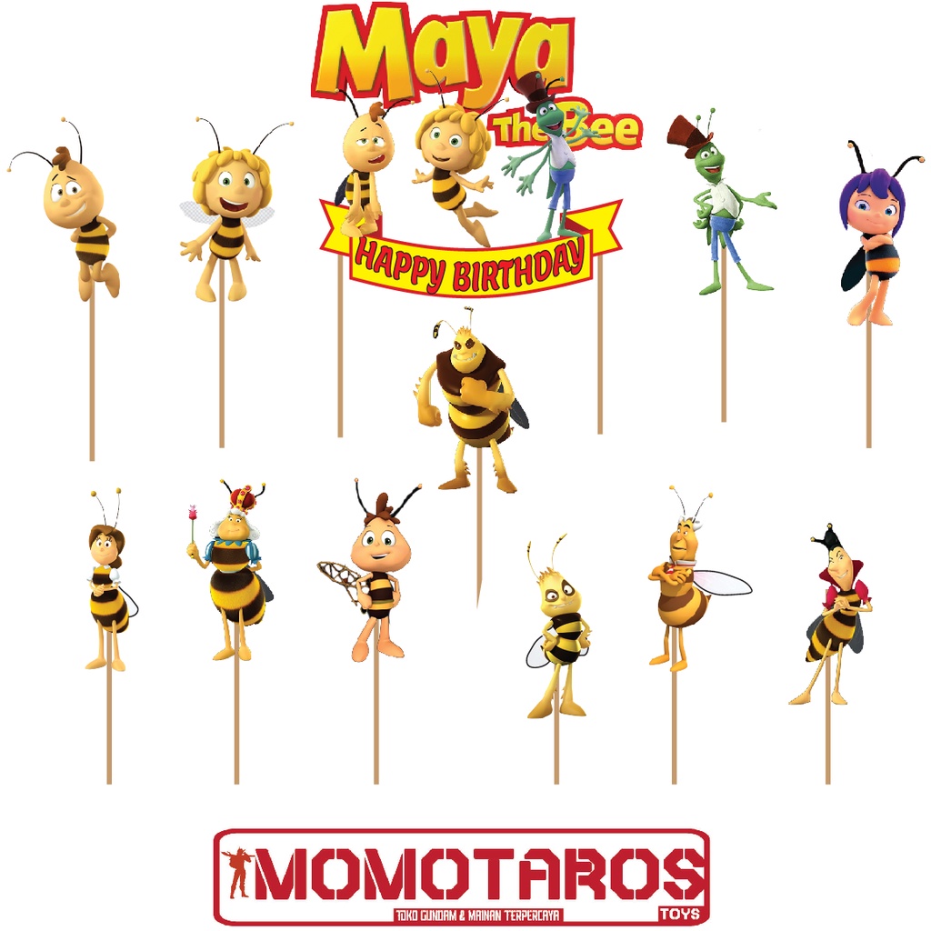 Maya The Bee cake Topper set | Shopee Philippines