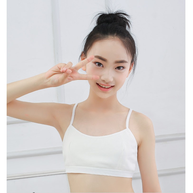 COD 3PCS bra for Kids cotton tela girls bra Kids Cotton Sando Bra Girls ...